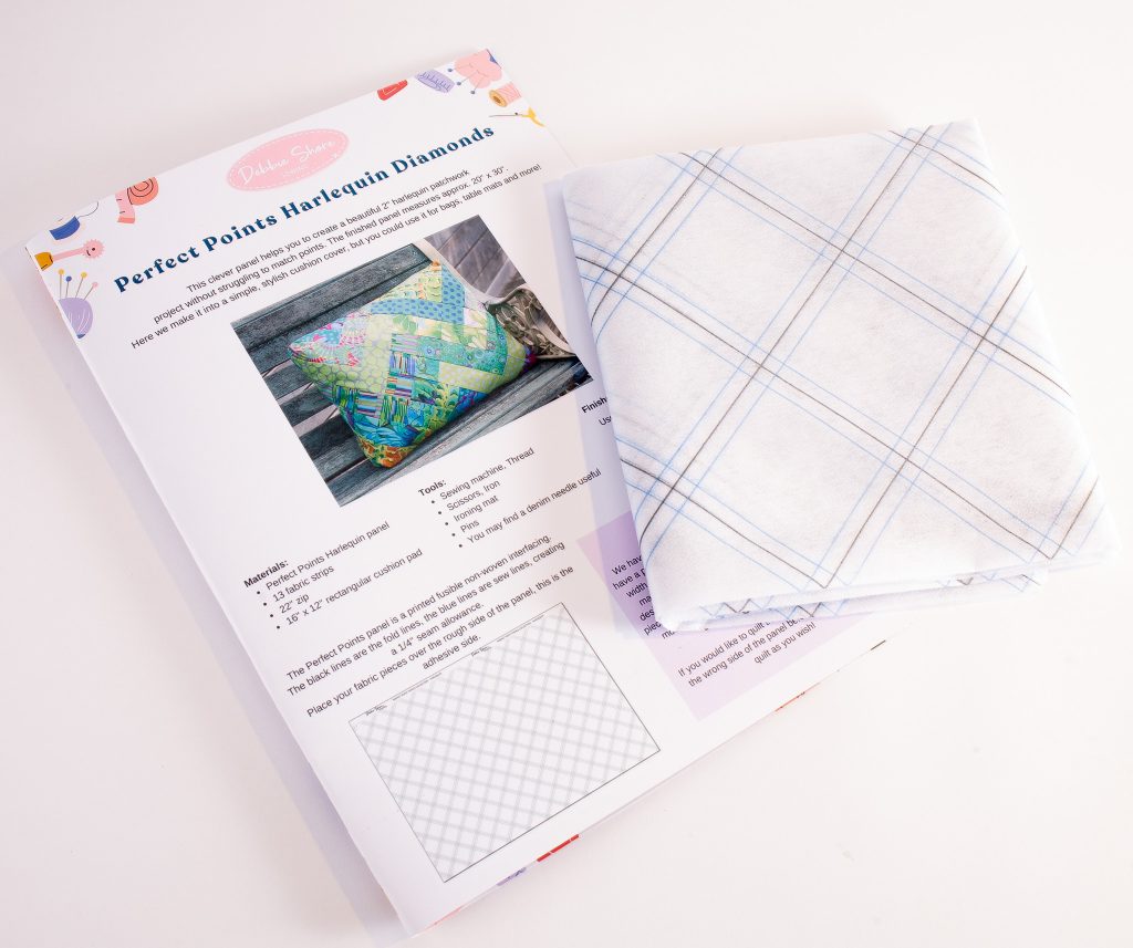 Debbie Shore Perfect Points Printed Interfacing - Diamonds – Debbie Shore Sewing