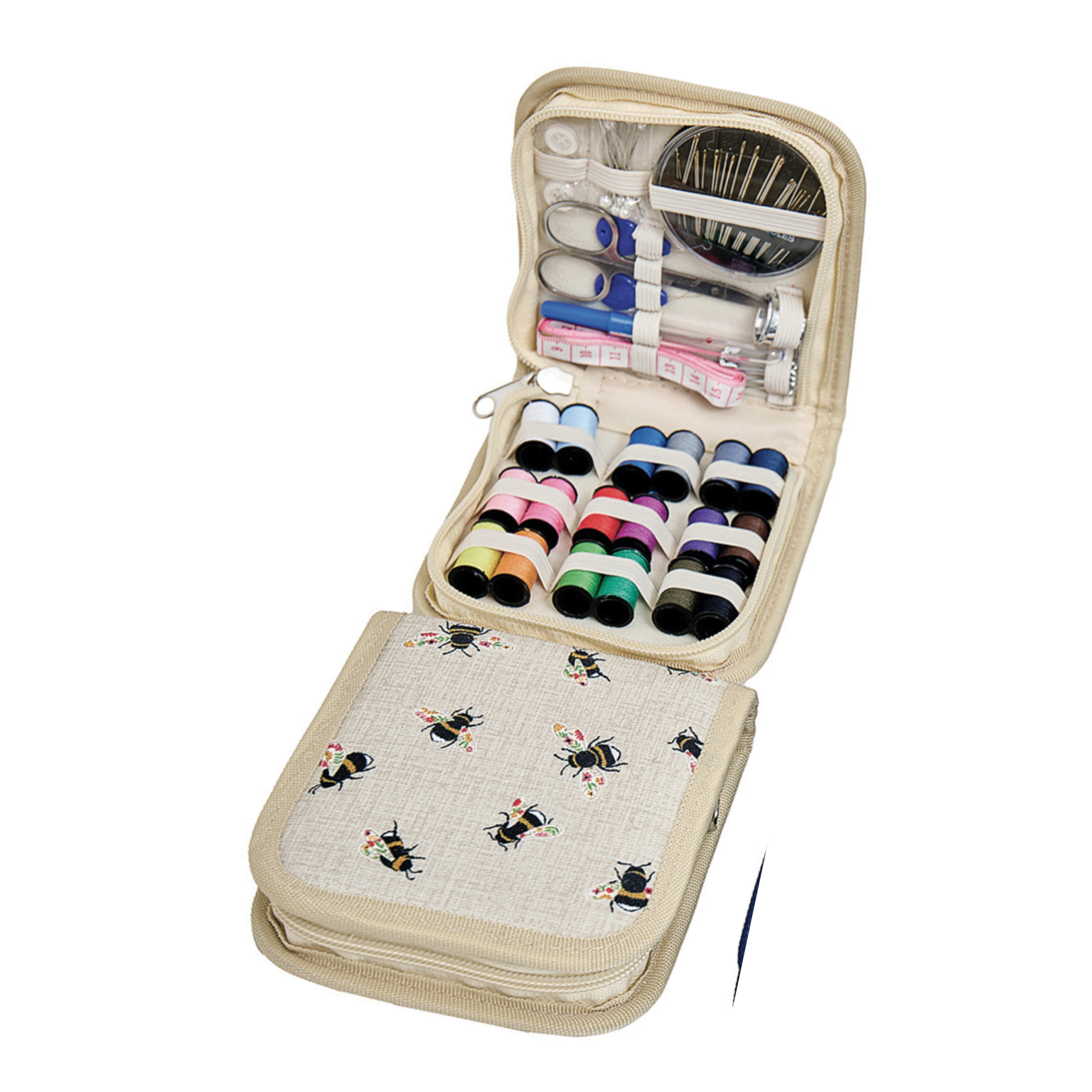 20% off Hobby Gift Printed Zip Sewing Kit - Bees Neutral – Debbie Shore ...