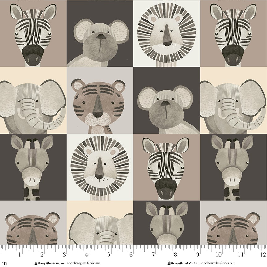 Henry Glass & Co Fabrics - Jungle Romp Squares – Debbie Shore Sewing